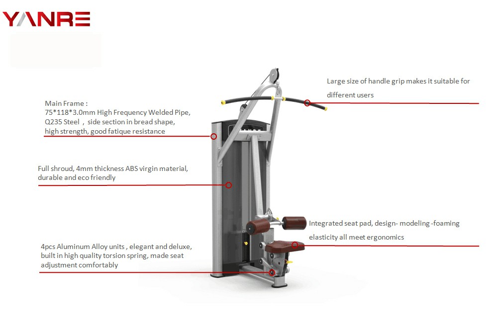 Lat Pull Down, Cable Lat Pulldown Machine For Sale | YR Fitness