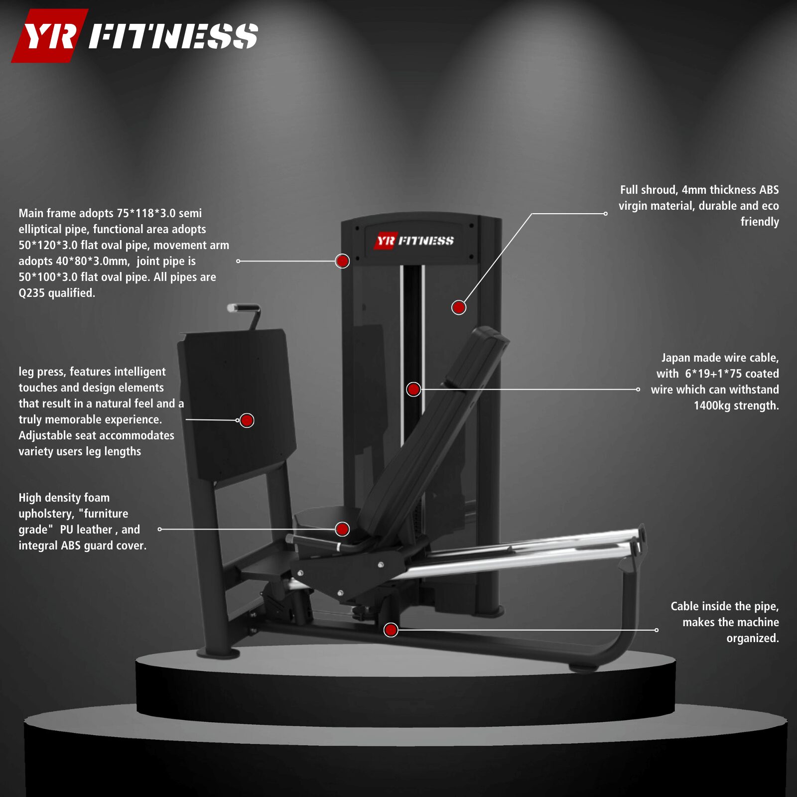 Seated Leg Press - YR Fitness