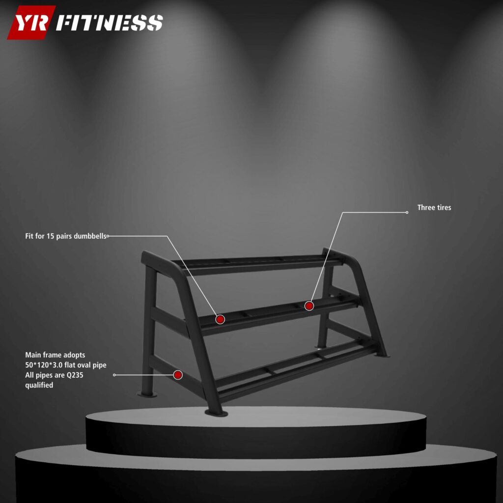 15 Pairs Dumbbell Rack - YR Fitness