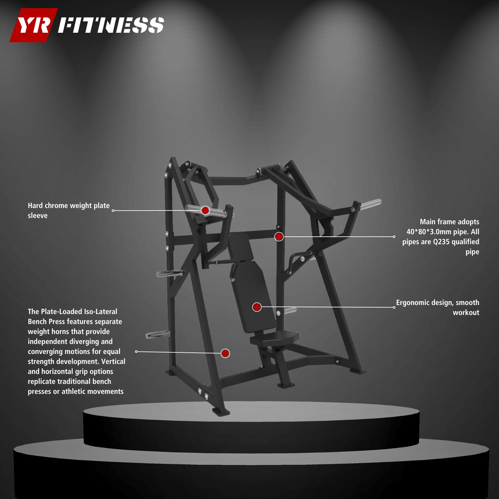 Iso-Lateral Bench Press - YR Fitness