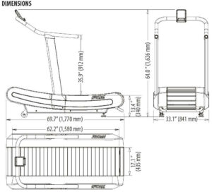 Commercial Curved Treadmill