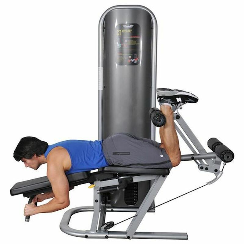 Handles In A Commercial Leg Curl Machine Yanre Fitness