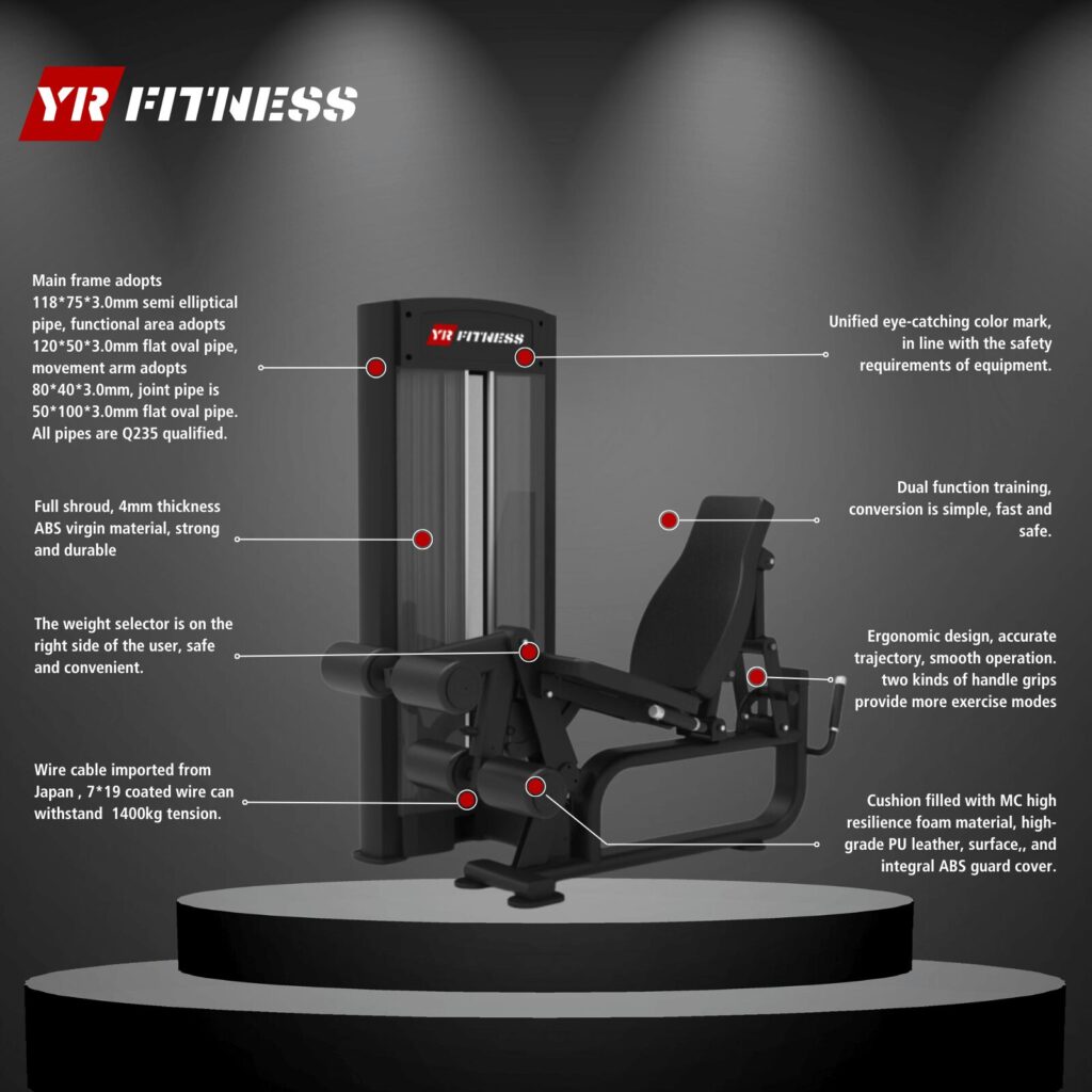 Leg Extension/Lying Leg Curl - YR Fitness