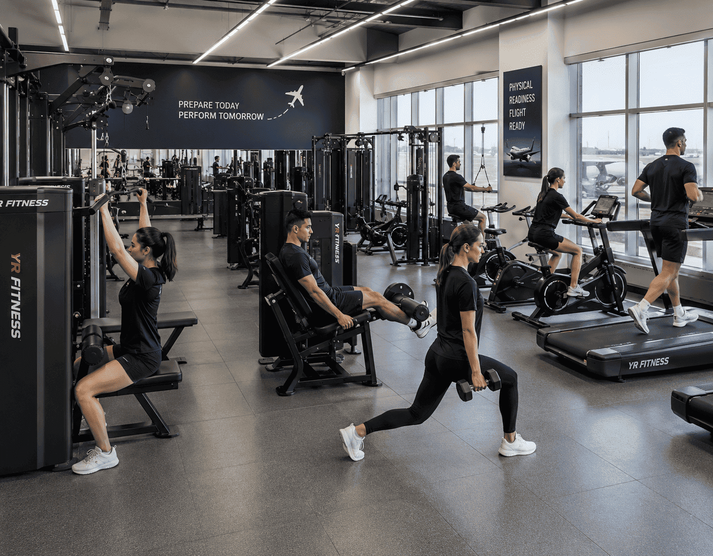 Gym Equipment Manufacturer For Flight Training Schools & Aviation Clubs ...